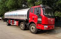 China FAW 6x2 225HP 20CBM Stainless Steel Milk Transport Truck Insulation Tank for sale