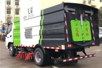 China FOTON Stainless Steel Road Sweeper Truck with 4.0 m³ Garbage Tank and 57KW Engine for Highway Airport Cleaning for sale
