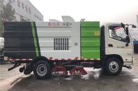 China FOTON Stainless Steel Road Sweeper Truck with 4.0 m³ Garbage Tank and 57KW Engine for Highway Airport Cleaning for sale