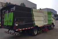 China ISUZU 4x2 Stainless Steel Road Sweeper Truck with 4m³ Garbage Tank and 5m³ Water Tank Capacity for sale