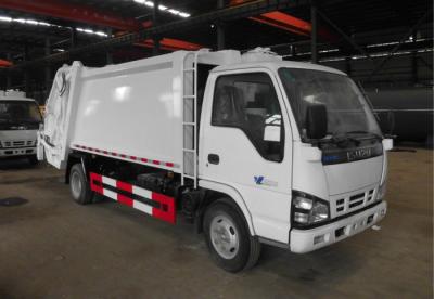 China ISUZU 5CBM 4-5 Ton Self-Compacting Garbage Truck with 98HP Engine and EURO IV Emission Standard for sale