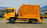 China Dongfeng 8 CBM 4x2 Swept Body Garbage Truck 6 Ton Waste Removal Truck for sale