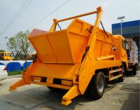 China Dongfeng 8 CBM 4x2 Swept Body Garbage Truck 6 Ton Waste Removal Truck for sale