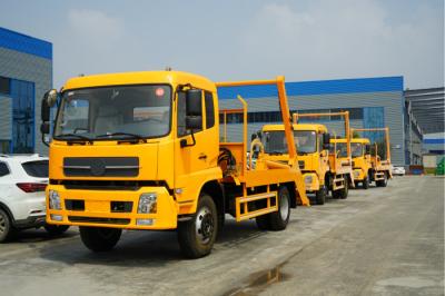 China Dongfeng 8 CBM 4x2 Swept Body Garbage Truck 6 Ton Waste Removal Truck for sale