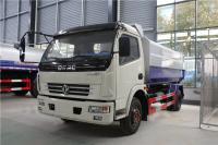 China Dongfeng 4X2 Side Loading Garbage Compactor Truck 8CBM Capacity 143HP Engine Carbon Steel Construction for sale