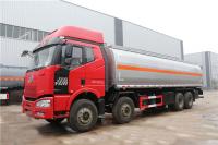 China FAW 29CBM Fuel Delivery Truck | 8x4 Diesel Transport Vehicle with 284HP Engine and Carbon Steel Tank for sale