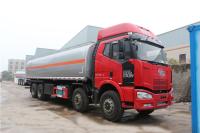China FAW 29CBM Fuel Delivery Truck | 8x4 Diesel Transport Vehicle with 284HP Engine and Carbon Steel Tank for sale
