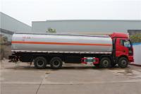 China FAW 29CBM Fuel Delivery Truck | 8x4 Diesel Transport Vehicle with 284HP Engine and Carbon Steel Tank for sale
