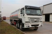 China HOWO 8x4 30Cbm Fuel Delivery Truck with API Manhole Diesel Oil Transport for sale