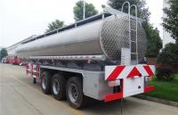 China 50000 Liters Aluminum Fuel Tanker Trailer with 3 Axles and 40000 kg GVW for Diesel Transport for sale