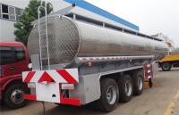 China 50000 Liters Aluminum Fuel Tanker Trailer with 3 Axles and 40000 kg GVW for Diesel Transport for sale