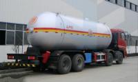 China Dongfeng 8x4 18Ton LPG Bobtail Dispenser Truck with 37.2cbm Tank and Flow Meter for sale