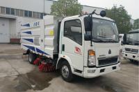 China Howo 4x2 Road Sweeper Truck 1.5cbm Water 4cbm Dust Cleaning Truck for sale