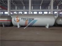 China Carbon Steel 50000L LPG Storage Tank 25 Tons Propane Gas Tanker Bulk for Ghana for sale