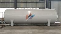 China Carbon Steel 50000L LPG Storage Tank 25 Tons Propane Gas Tanker Bulk for Ghana for sale