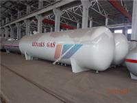 China Carbon Steel 50000L LPG Storage Tank 25 Tons Propane Gas Tanker Bulk for Ghana for sale