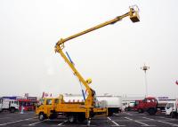 China Telescopic Aerial Lift Platform Truck 20m Working Height 200kg Load Capacity with H-Type Outriggers for sale