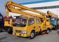 China Telescopic Aerial Lift Platform Truck 20m Working Height 200kg Load Capacity with H-Type Outriggers for sale