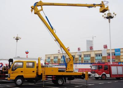 China Telescopic Aerial Lift Platform Truck 20m Working Height 200kg Load Capacity with H-Type Outriggers for sale