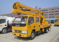 China Telescopic Aerial Lift Platform Truck 20m Working Height 200kg Load Capacity with H-Type Outriggers for sale