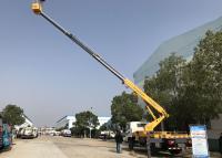 China Straight Arm Manlift Telescopic Boom Aerial Lift Truck 18m 20m 22m with 200kg Load Capacity and 360° Rotation for sale