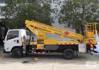 China Straight Arm Manlift Telescopic Boom Aerial Lift Truck 18m 20m 22m with 200kg Load Capacity and 360° Rotation for sale