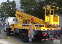 China Isuzu Hydraulic Aerial Lift Platform Truck 18m 20m 22m Working Height with 200kg Load Capacity for sale