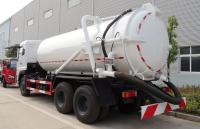 China Dongfeng 18cbm 18000L Vacuum Sewage Suction Truck 6x4 260hp Hydraulic Lifting Tank for sale