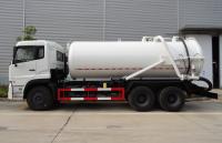 China Dongfeng 18cbm 18000L Vacuum Sewage Suction Truck 6x4 260hp Hydraulic Lifting Tank for sale