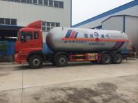 China JAC 8x4 34.5cbm LPG Tank Dispenser Truck 17 Ton with Gas Filling Machine for sale