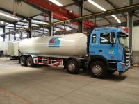 China JAC 8x4 34.5cbm LPG Tank Dispenser Truck 17 Ton with Gas Filling Machine for sale
