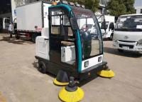 China Mini Electric Sweeper Truck 48V 150AH Street Cleaning Aluminum Alloy Frame 6-8h Work Time for sale