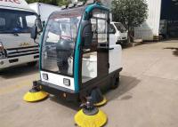China Mini Electric Sweeper Truck 48V 150AH Street Cleaning Aluminum Alloy Frame 6-8h Work Time for sale