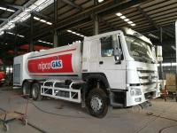 China HOWO 6x4 20cbm 10ton LPG Bobtail Truck Propane Tank Dispenser Truck for sale