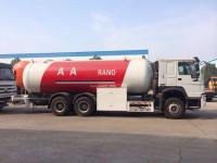 China HOWO 6x4 20cbm 10ton LPG Bobtail Truck Propane Tank Dispenser Truck for sale