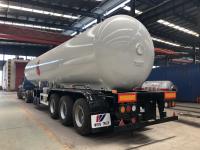 China 60cbm LPG Gas Tanker Truck - 59.52cbm Capacity, 30 Tons Payload, 1.61 MPa Design Pressure for sale