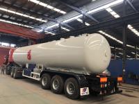 China 60cbm LPG Gas Tanker Truck - 59.52cbm Capacity, 30 Tons Payload, 1.61 MPa Design Pressure for sale