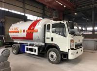 China HOWO 5 Ton LPG Gas Tanker Truck 10cbm Mobile Cylinder Filling Dispenser for sale