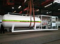 China 10cbm LPG Skid Station Cylinder Storage Propane Gas Tank 10000liters for sale