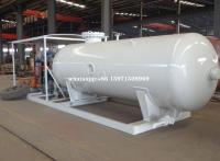 China 5000 Liter LPG Storage Tank Skid Station 5cbm Propane Gas Cylinder Refilling Plant 2.5 Ton for sale