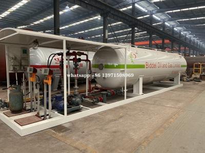 China 20cbm 20000 Liter LPG Storage Tank 10 Ton Capacity with Dispenser Equipment for sale
