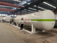 China 20cbm 20000 Liter LPG Storage Tank 10 Ton Capacity with Dispenser Equipment for sale