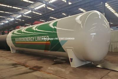 China 50 Ton LPG Storage Tank 100,000 Liter Capacity with DN50 Vapor Outlet and Complete Station Accessories for sale