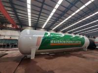 China 50 Ton LPG Storage Tank 100,000 Liter Capacity with DN50 Vapor Outlet and Complete Station Accessories for sale