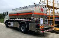 China 15000 Liters Water Bowser Truck Stainless Steel Tanker 4x2 Dongfeng Chassis 190hp for sale