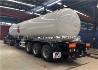 China 23 Ton LPG Delivery Truck with 49.6 CBM Capacity Propane Transport Trailer 1.61 MPa Design Pressure for sale