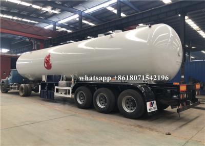 China 23 Ton LPG Delivery Truck with 49.6 CBM Capacity Propane Transport Trailer 1.61 MPa Design Pressure for sale