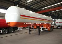China 2 Axle 40000 Liters LPG Propane Cylinder Truck Q345R Q370R Tanker Material for sale