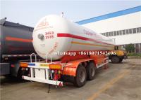 China 2 Axle 40000 Liters LPG Propane Cylinder Truck Q345R Q370R Tanker Material for sale