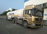 China 40CBM LPG Gas Tanker Truck ASME Approved 45CBM Capacity 12254mm Length Propane Semi Trailer for sale